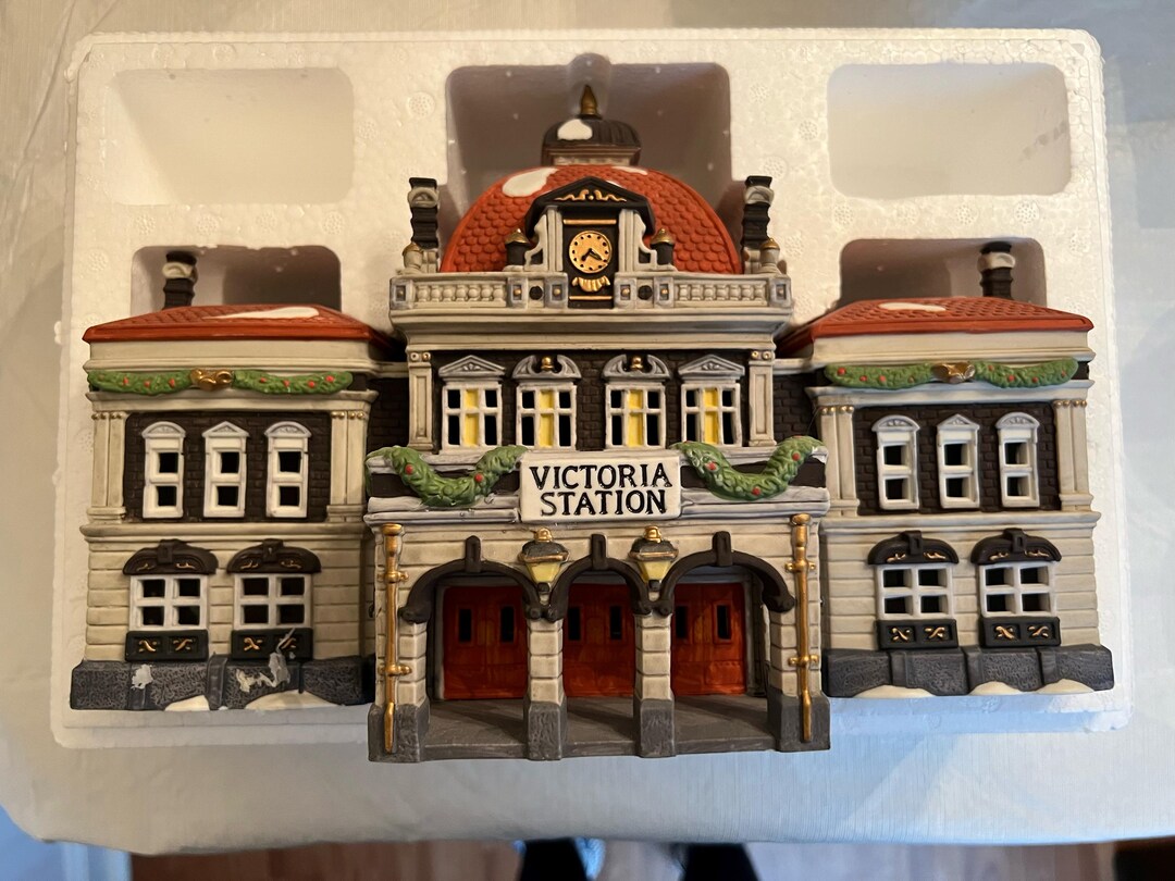 Dept 56 victoria Station Dickens Village - Etsy