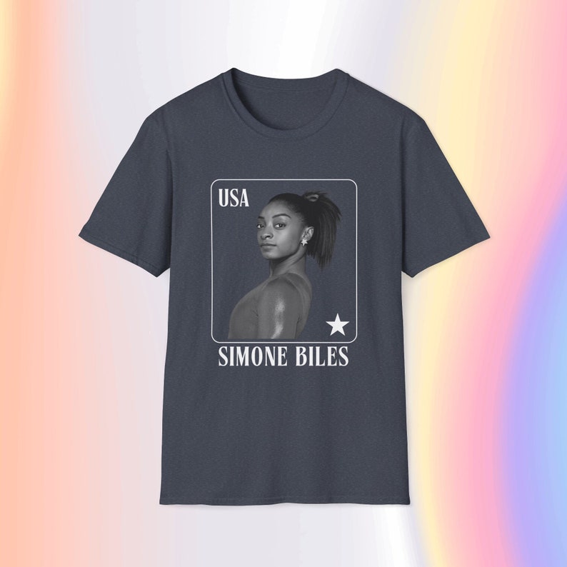 Simone Biles USA Gymnastics Playing Card Tshirt 2024 Paris Olympics - Etsy