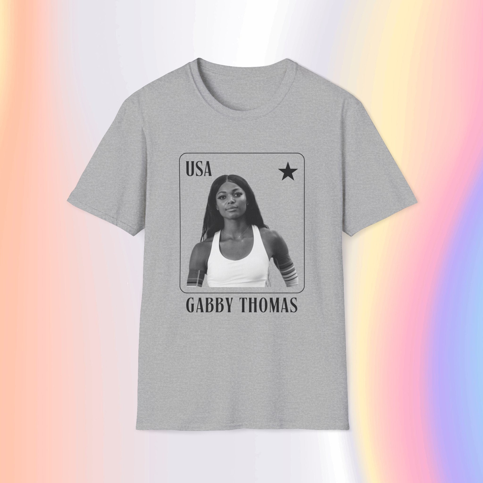 Gabby Thomas USA Track Playing Card Tshirt 2024 Paris - Etsy