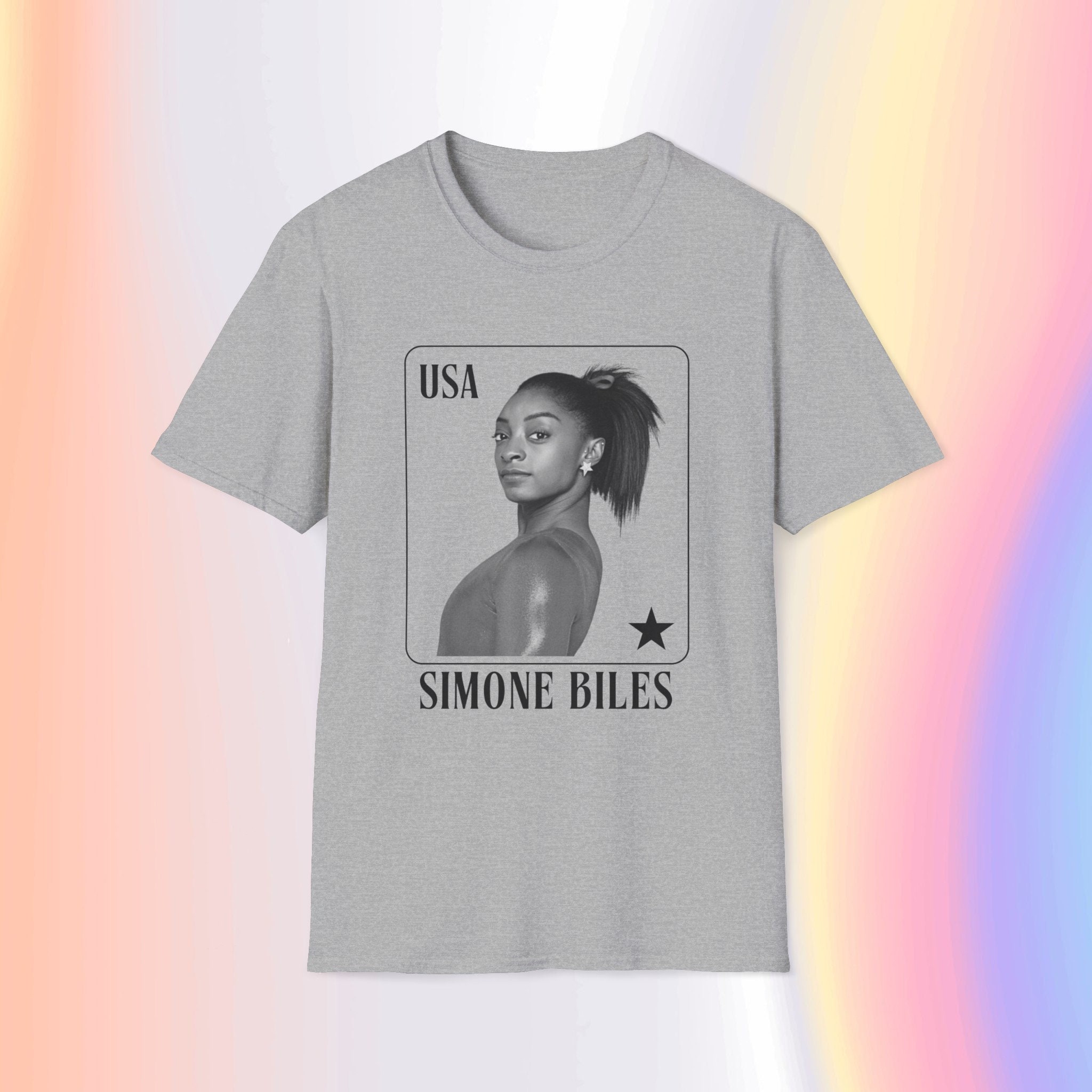 Simone Biles Gymnastics Playing Card USA Tshirt 2024 - Etsy