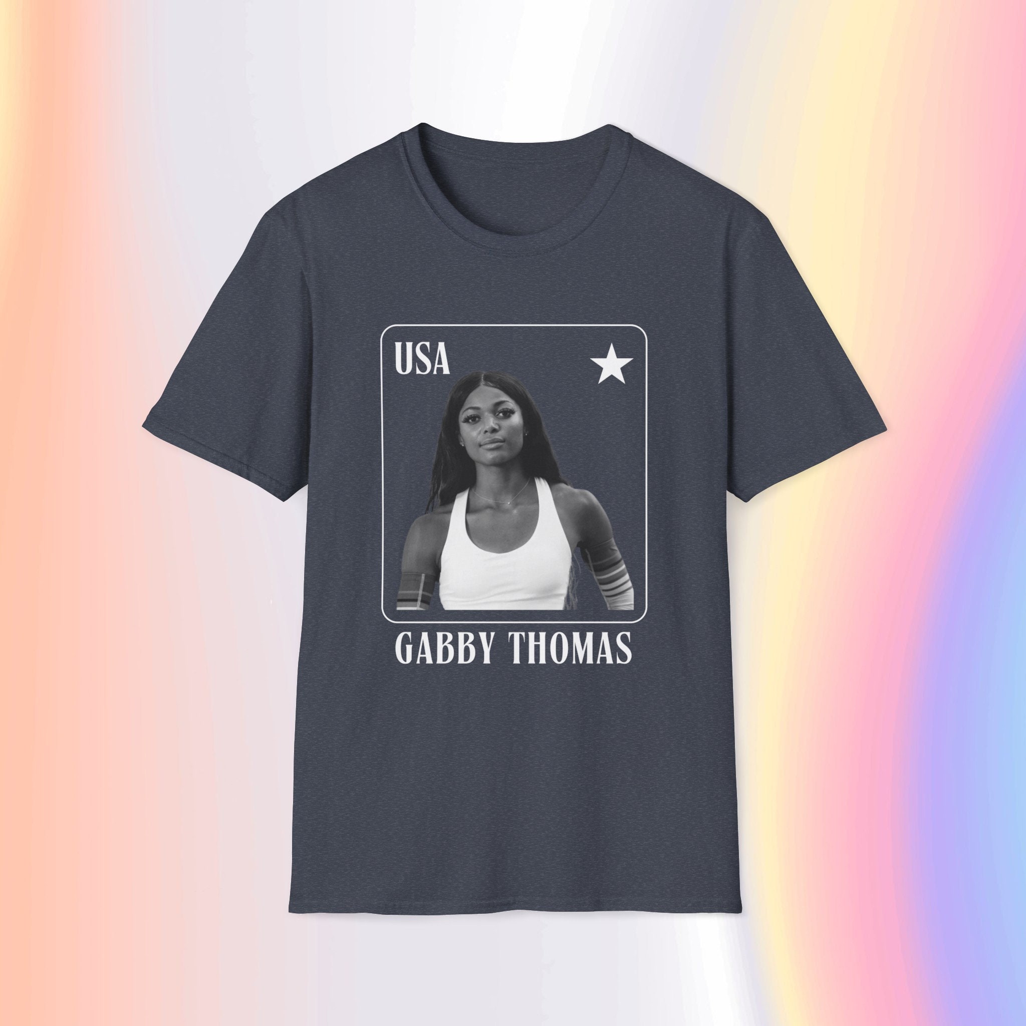 Gabby Thomas USA Track Playing Card Tshirt 2024 Paris - Etsy