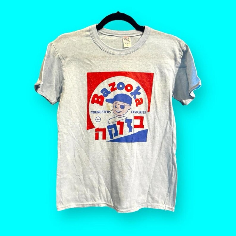 Vintage 1973 Light Blue Bazooka Joe T-shirt - Etsy