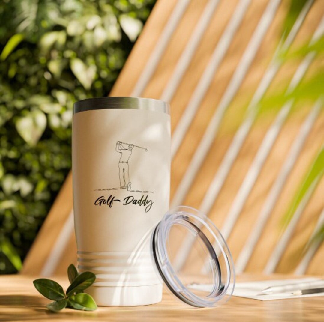 Golf Daddy Tumbler, Father's Day Gift, Insulated Stainless Steel, Golf ...