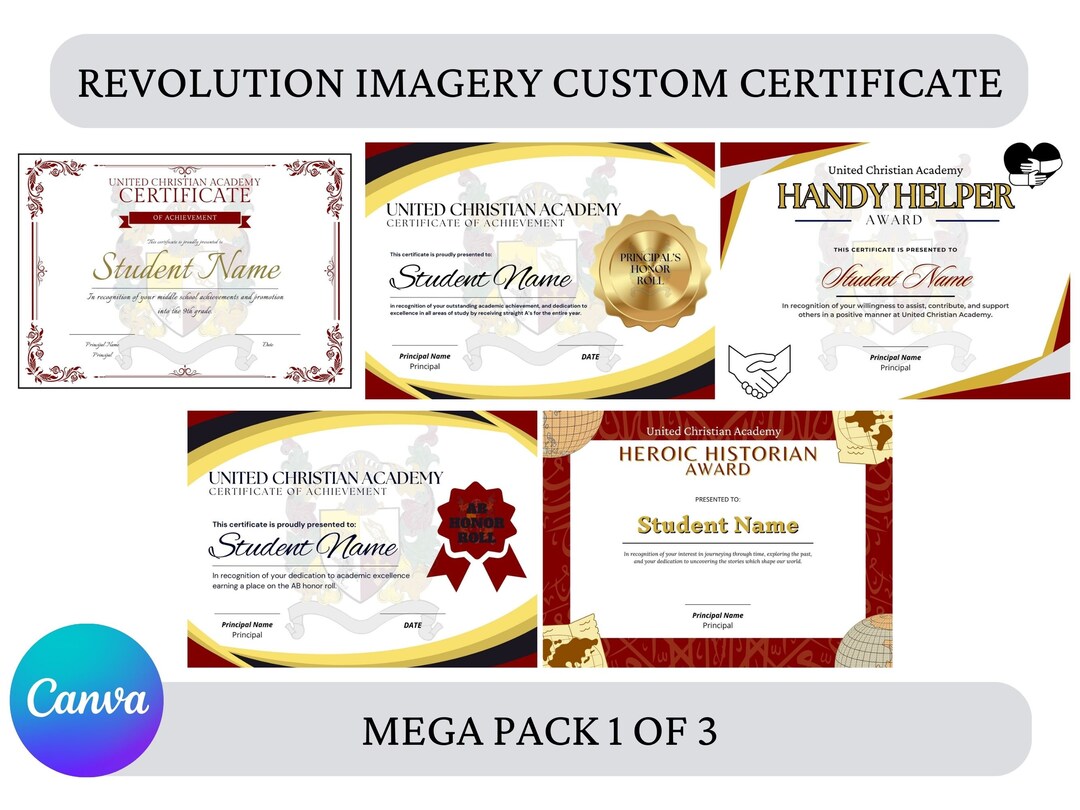Custom Certificates MEGA BUNDLE - 15 Main Certificates Plus 4 BONUS ...