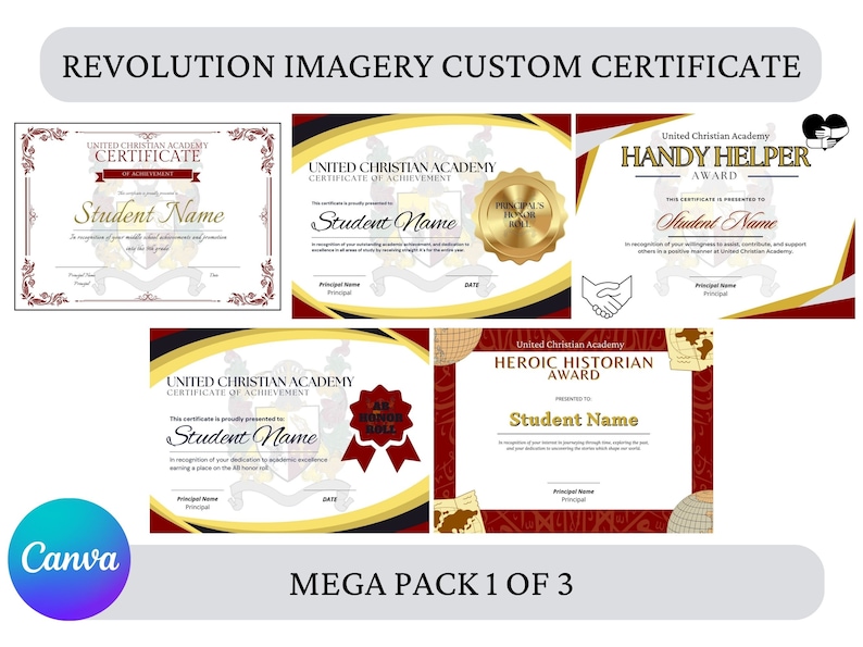 Custom Certificates MEGA BUNDLE - 15 Main Certificates Plus 4 BONUS ...