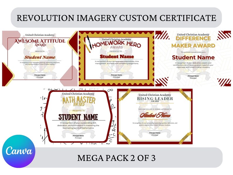 Custom Certificates MEGA BUNDLE - 15 Main Certificates Plus 4 BONUS ...