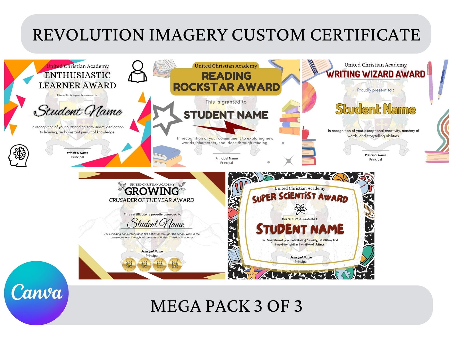 Custom Certificates MEGA BUNDLE - 15 Main Certificates Plus 4 BONUS ...