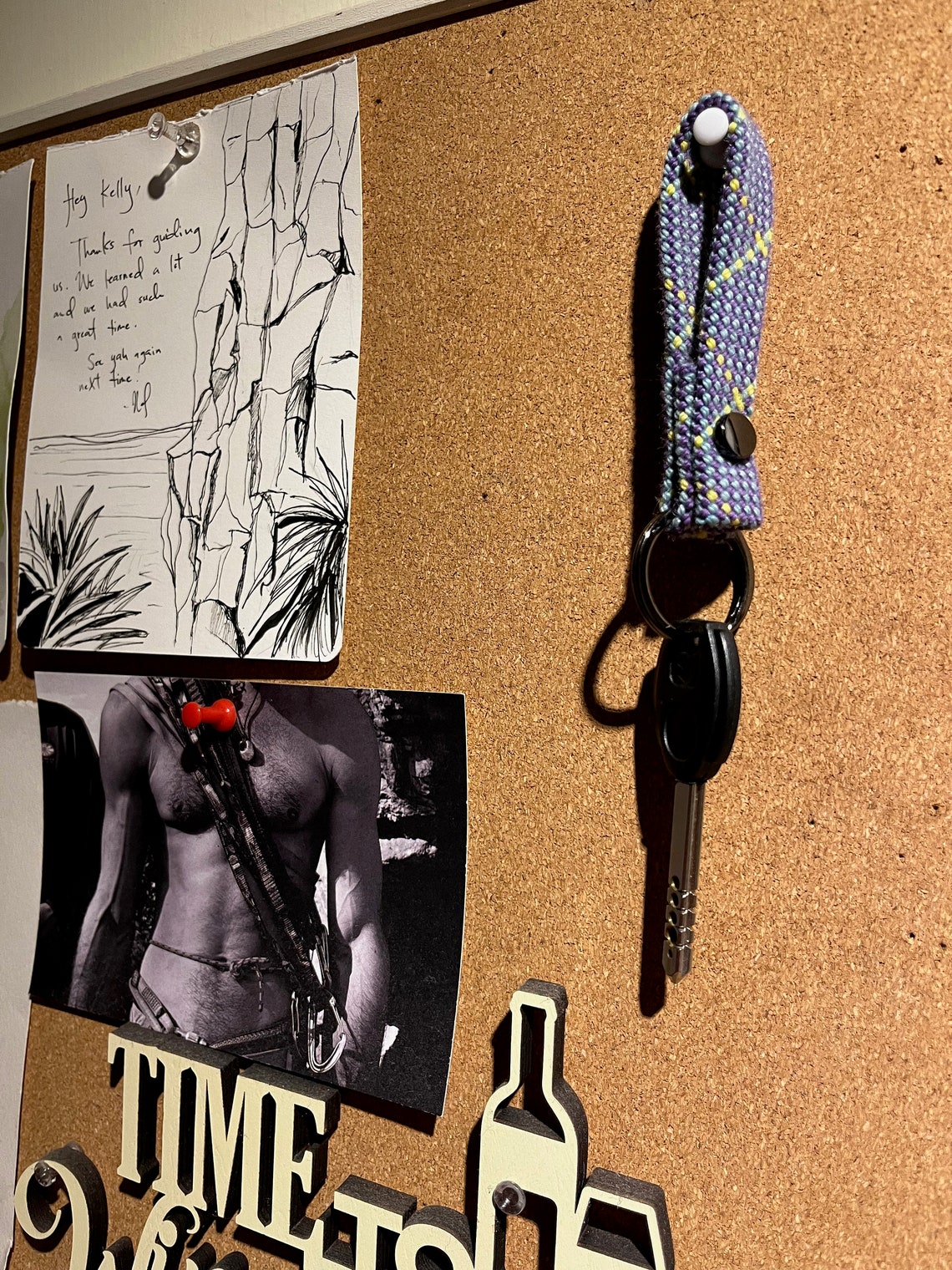 Climbing Rope Keychain - Etsy