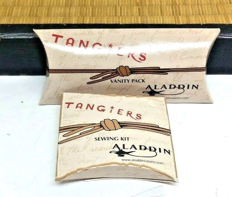 TANGIERS ALADDIN HOTEL Casino Las Vegas Vanity Pack & Sewing Kits - Etsy
