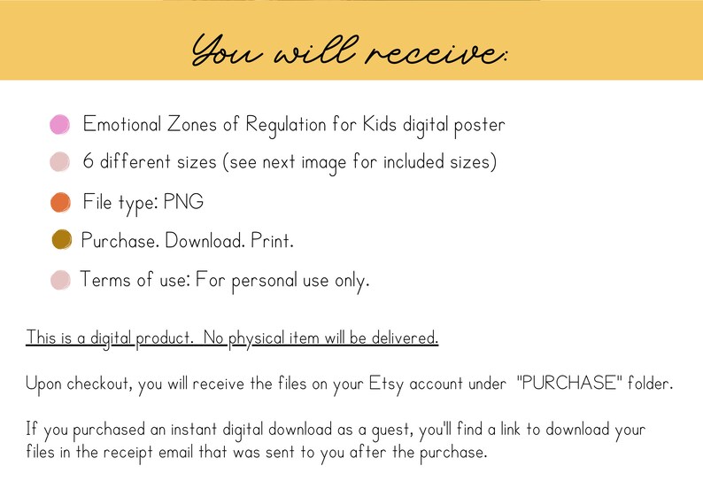 Printable Emotional Zones of Regulation for Kids Emotion Chart Therapy ...