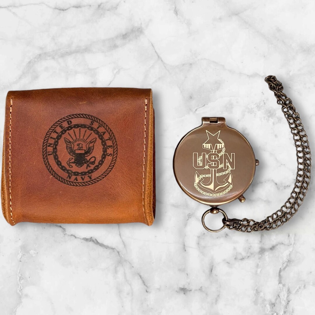 USN Senior Chief Gifts, Navy Chief Compass, Sponsor Gift, Promotion ...