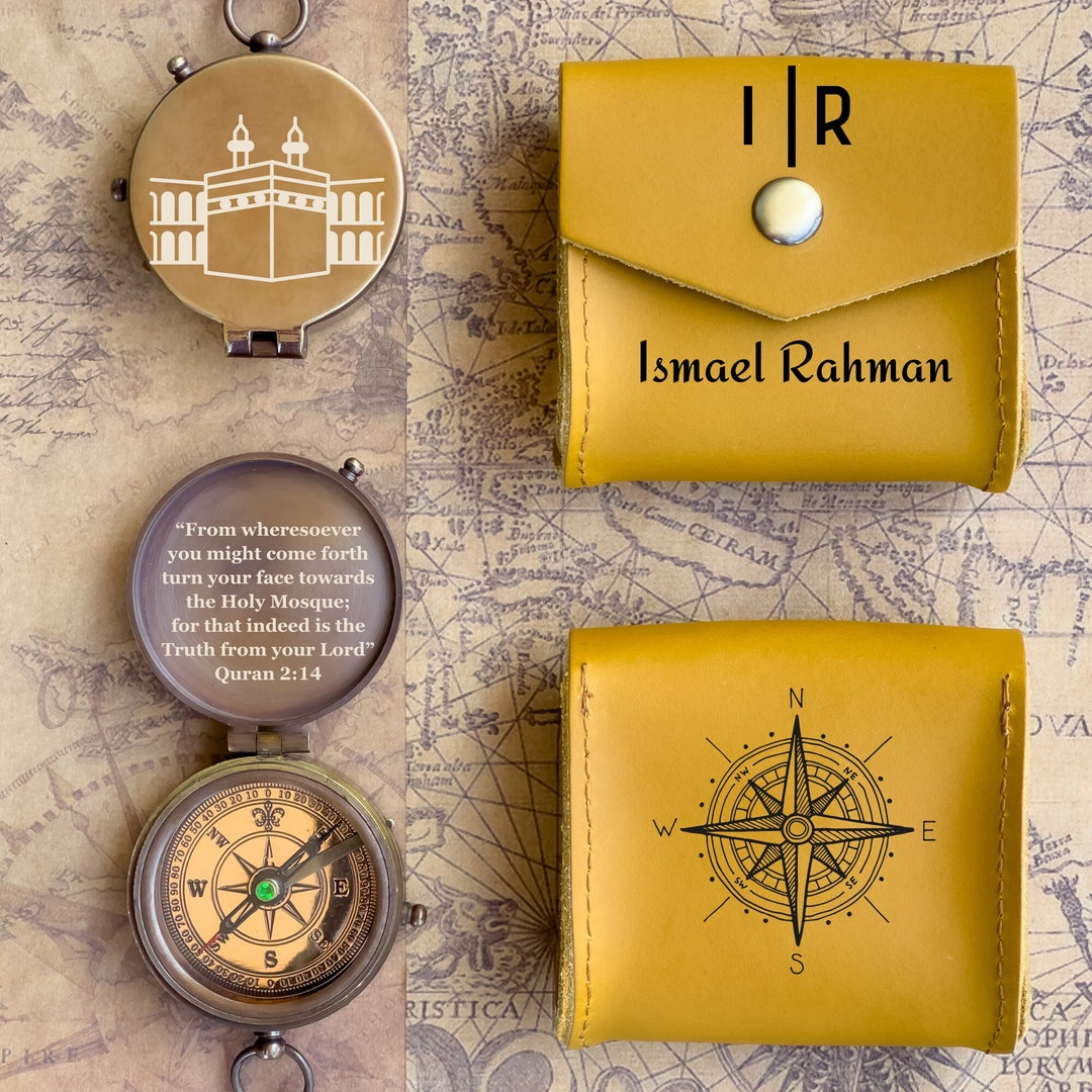 Personalized Muslim Gifts, Muslim Wedding Gift, Islamic Gift Compass ...