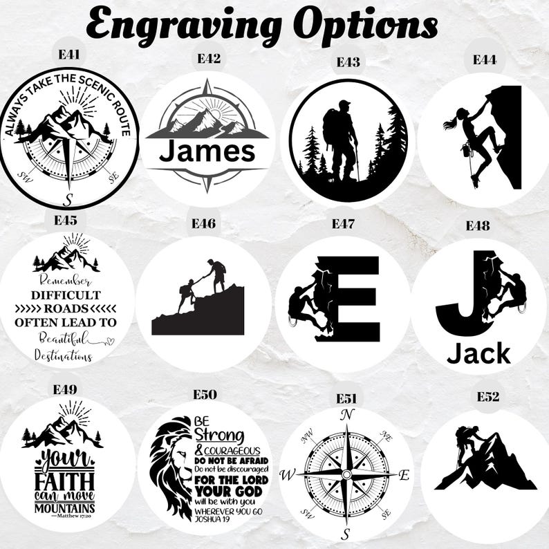 Rock Climbing, Rock Climbing Compass, the Rock Climber Gift, Outdoor ...