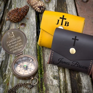 Baptism Compass, May Your Faith Always Guide You, Keepsake for Godson ...