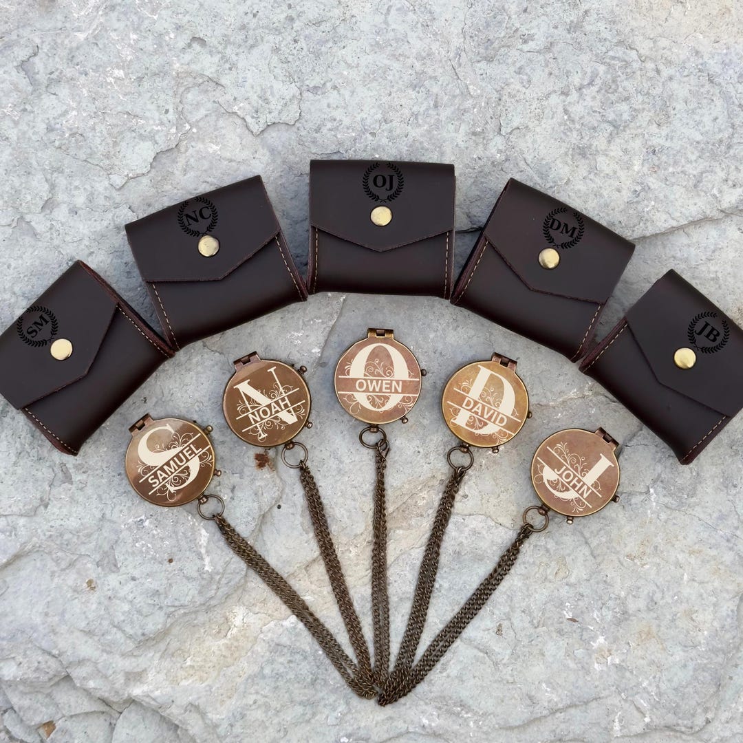 Gift for the Groom's Friends, Best Man Compass, Groomsman Proposal Gift ...