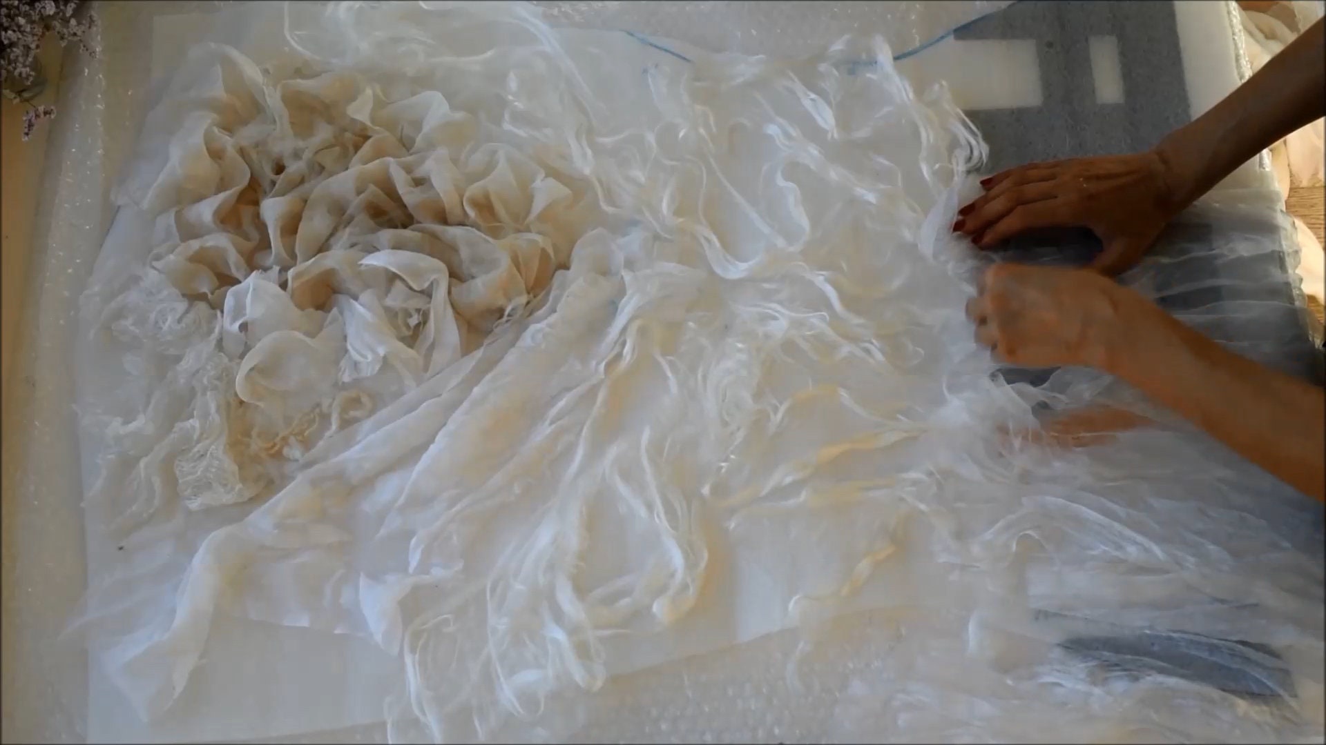 Nuno Felt Fabric Manipulation Video Tutorial Felted Dress | Etsy