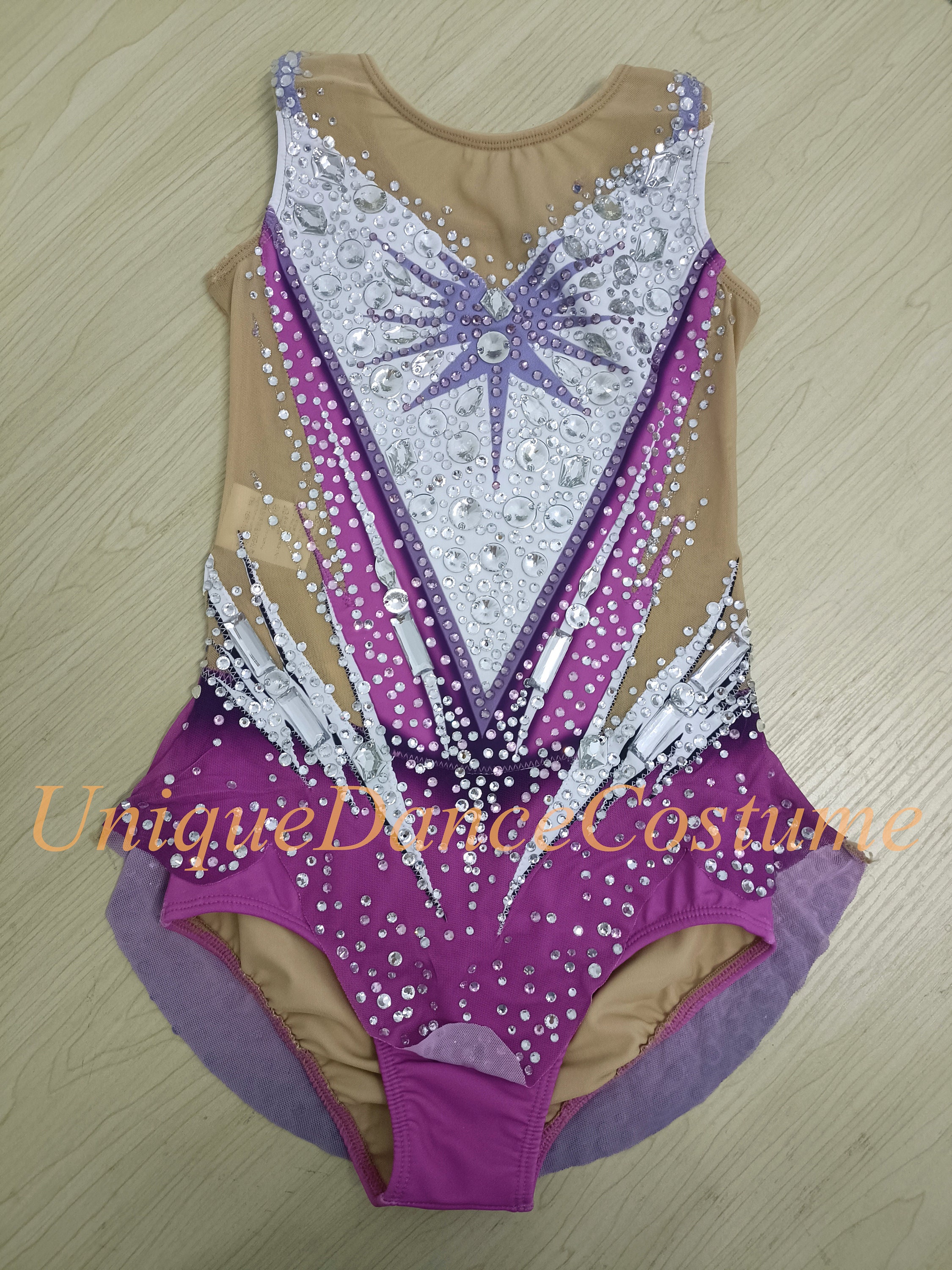 Customize Rhythmic Gymnastics Leotards Girls Women Strechy Spandex ...