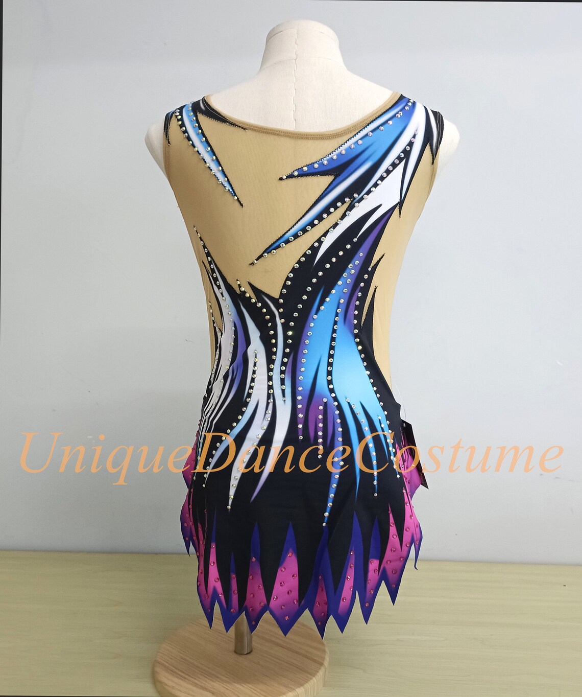 Customize Rhythmic Gymnastics Leotards Girls Women Strechy Spandex ...