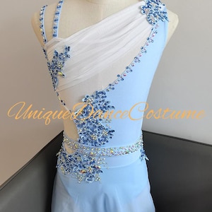 Custom Lyrical Dance Dress: Elegant Ballet, Pole & Jazz Performance ...