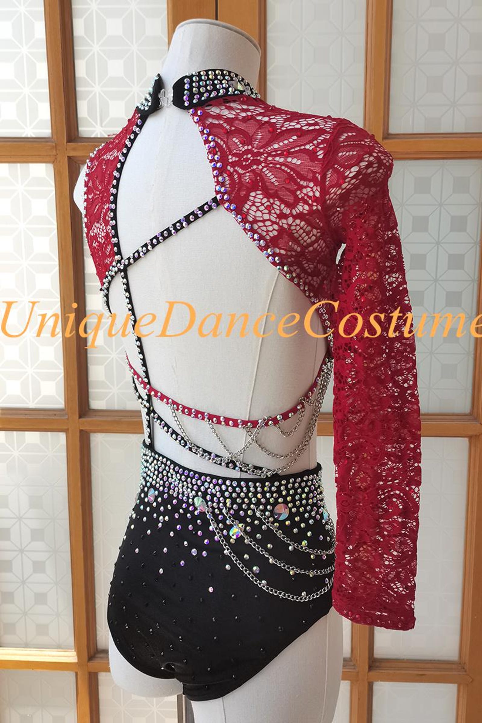 Dance Competition Handmade Costume One Sleeve Customizable Lyrical ...