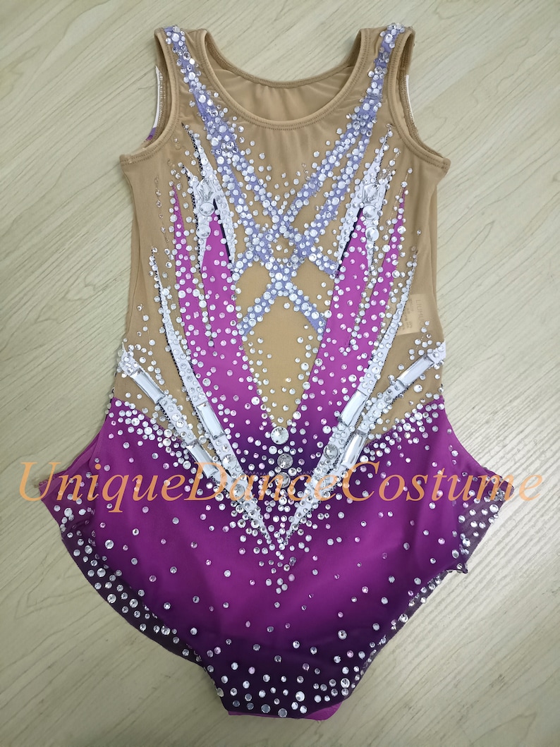 Customize Rhythmic Gymnastics Leotards Girls Women Strechy Spandex ...