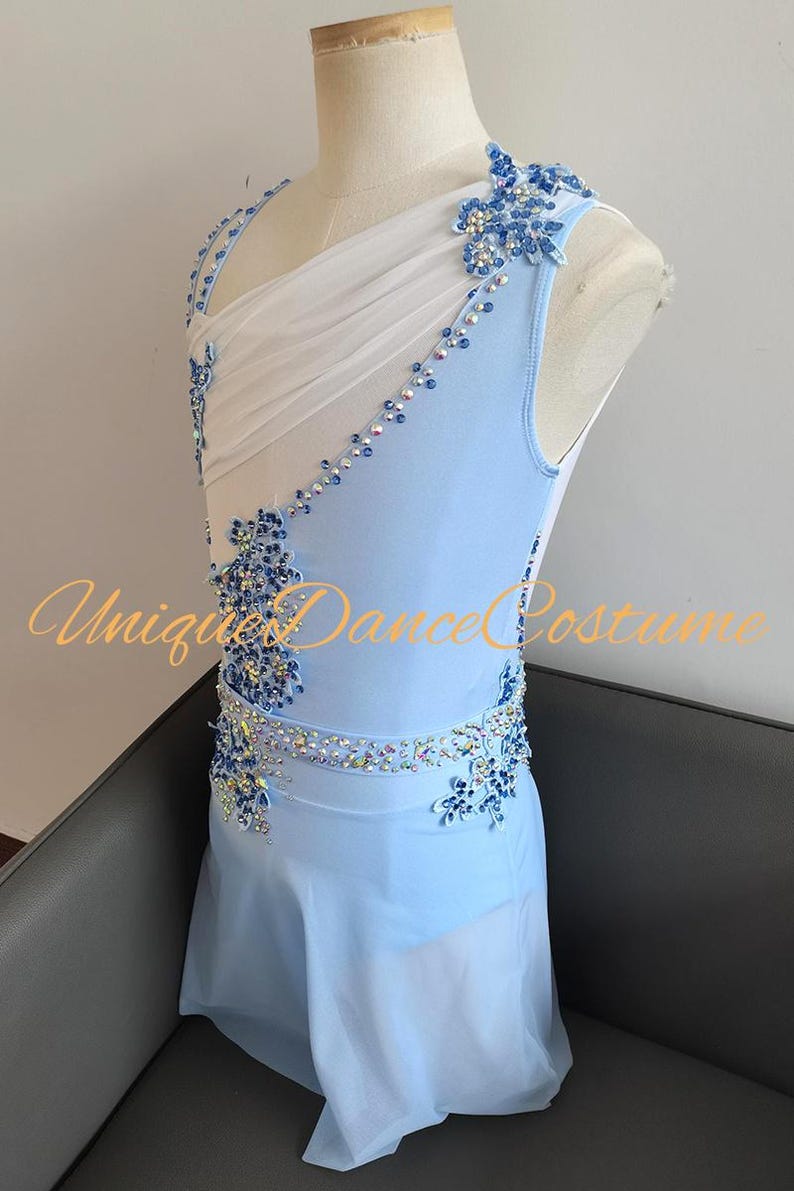 Custom Lyrical Dance Dress: Elegant Ballet, Pole & Jazz Performance ...