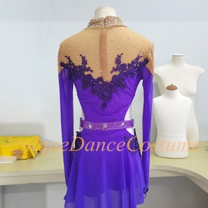 Customizable Purple Lyrical Dance Dress: Modern Ballet, Jazz & Yoga - Etsy