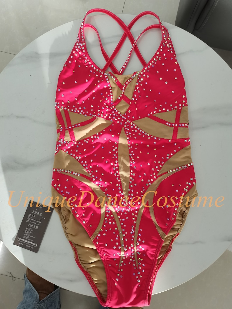 Customize Synchronized Swimming Suits Girls Women Quality Crystals ...