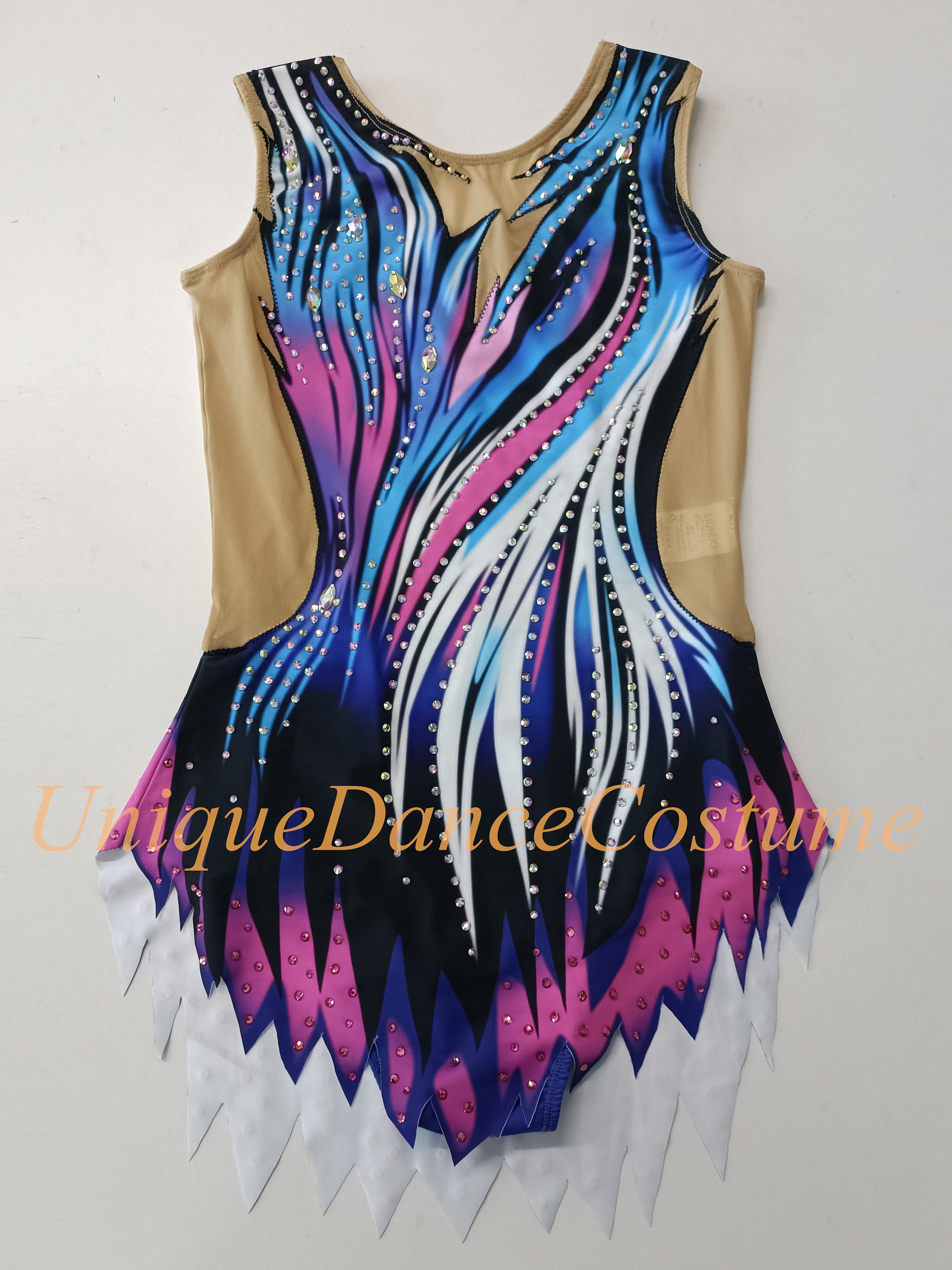 Customize Rhythmic Gymnastics Leotards Girls Women Strechy Spandex ...