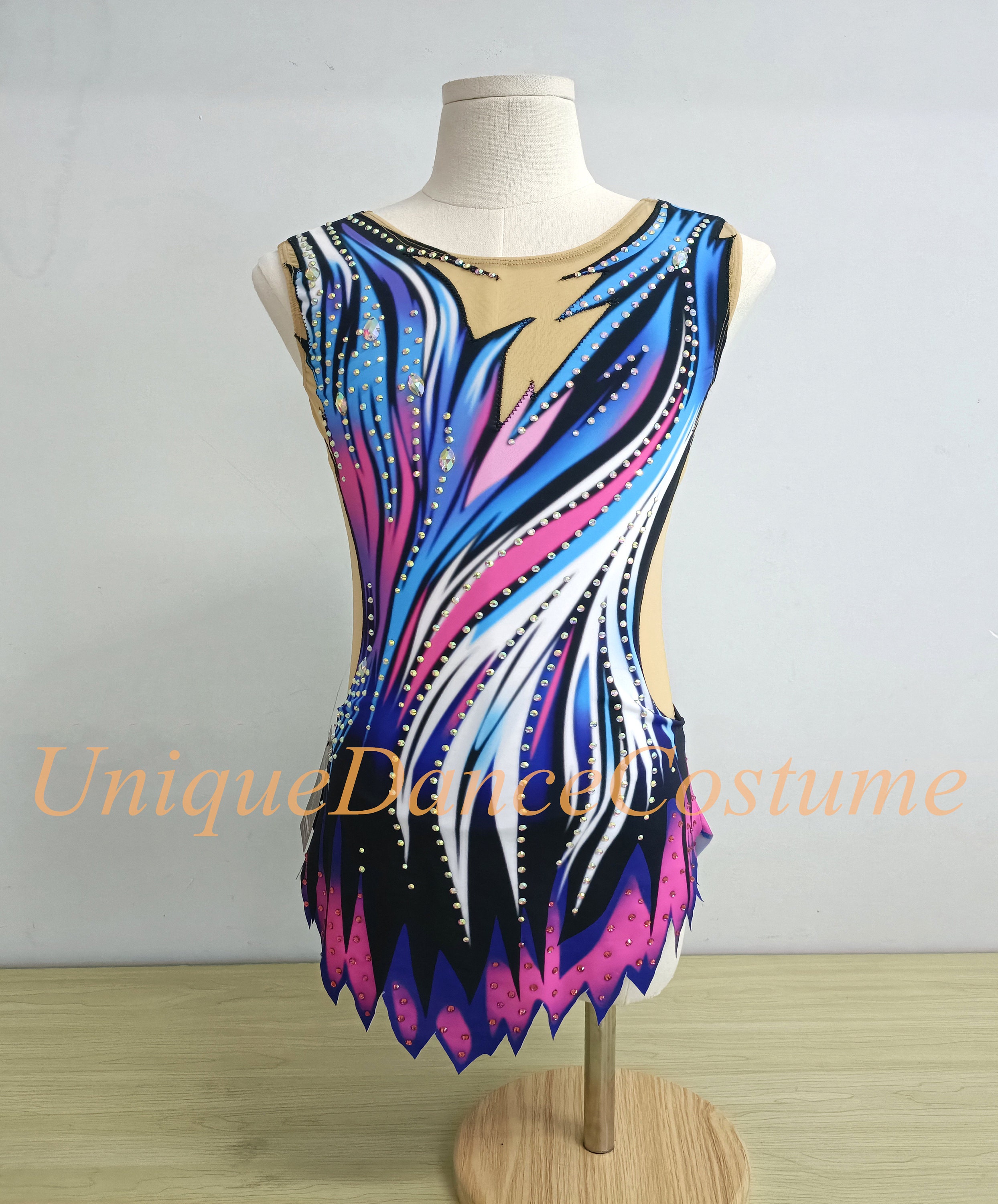 Customize Rhythmic Gymnastics Leotards Girls Women Strechy Spandex ...