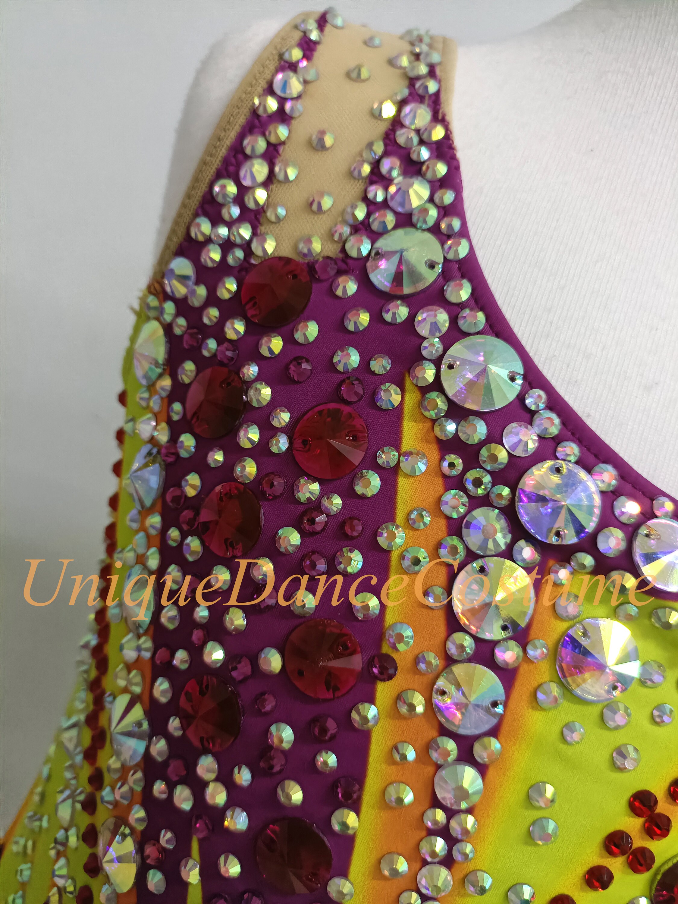 Customize Rhythmic Gymnastics Leotards Girls Women Strechy Spandex ...