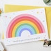 Rainbow Sending A Hug and A Smile Card - Etsy