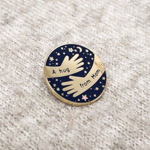 A Hug From Mom Enamel Pin Badge - Etsy