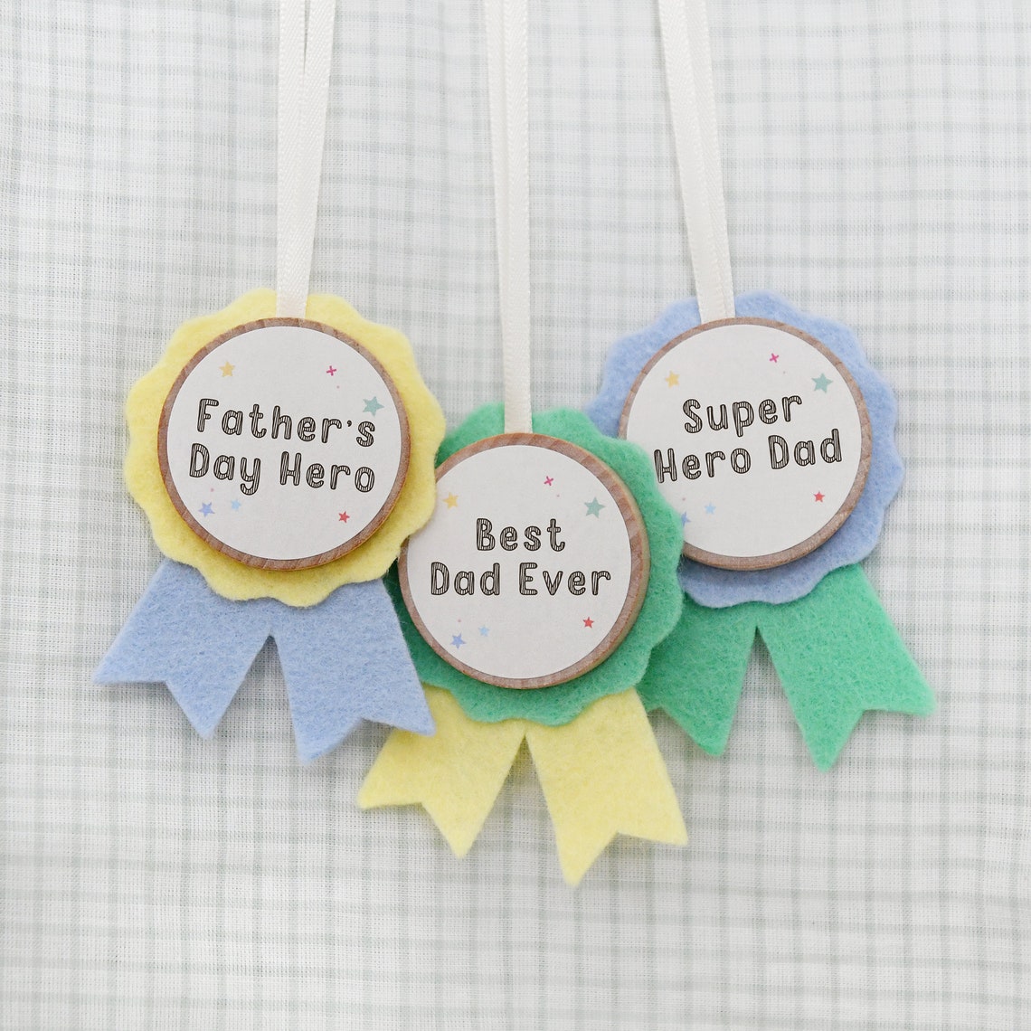 Personalised Father's Day Award Medals Craft Kit - Etsy