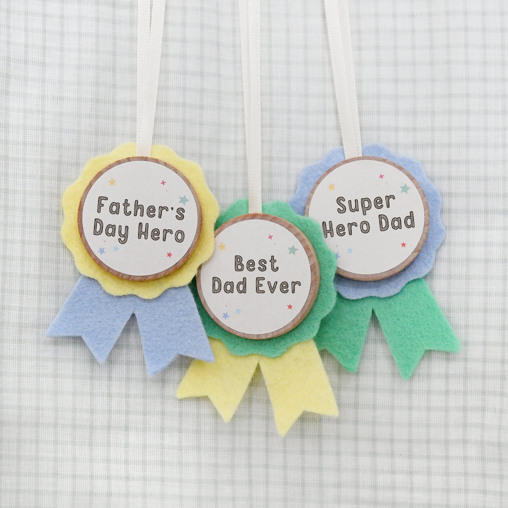 Best Dad Father's Day Award Medals Craft Kit - Etsy UK