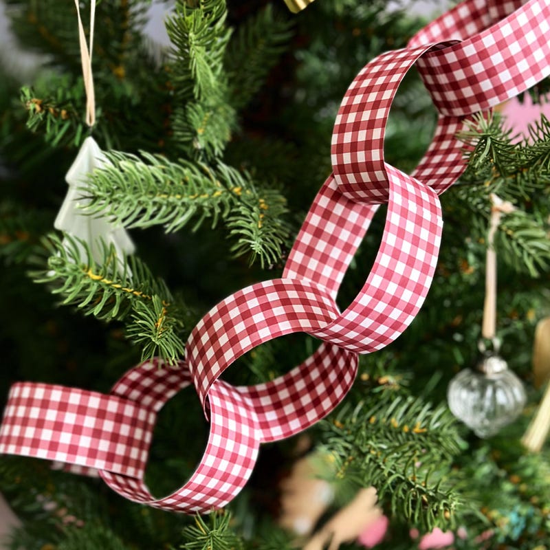 Christmas Link Garland - Etsy UK