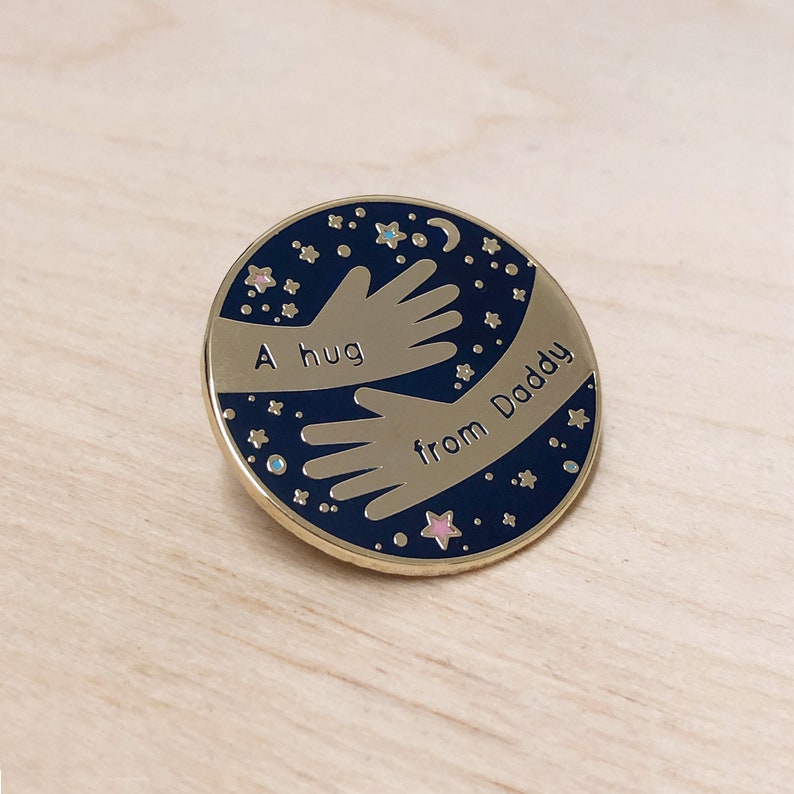 A Hug From Daddy Enamel Pin Badge for Children - Etsy
