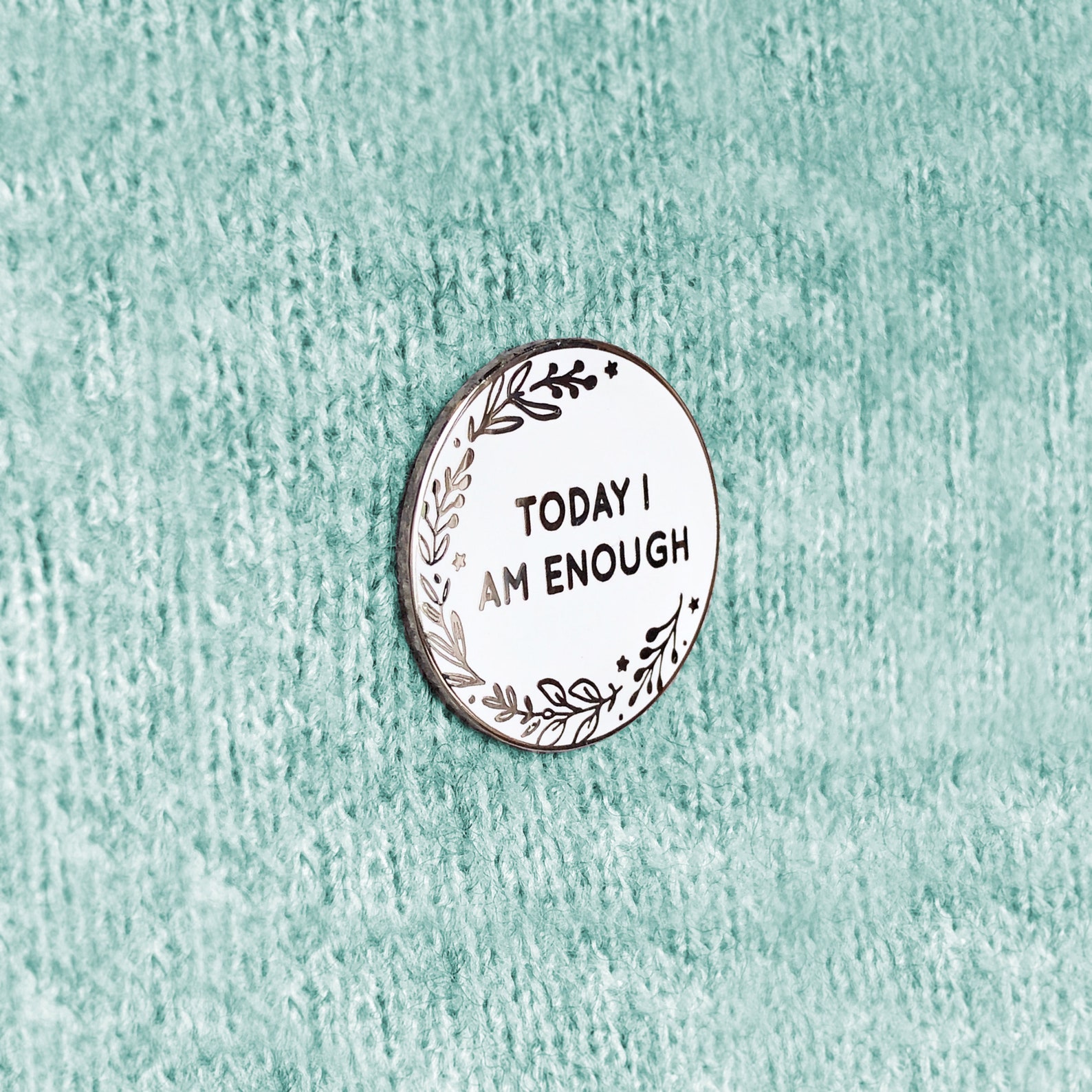 Back to School 'today I Am' Pin Badge Card, Personalised Good Luck ...