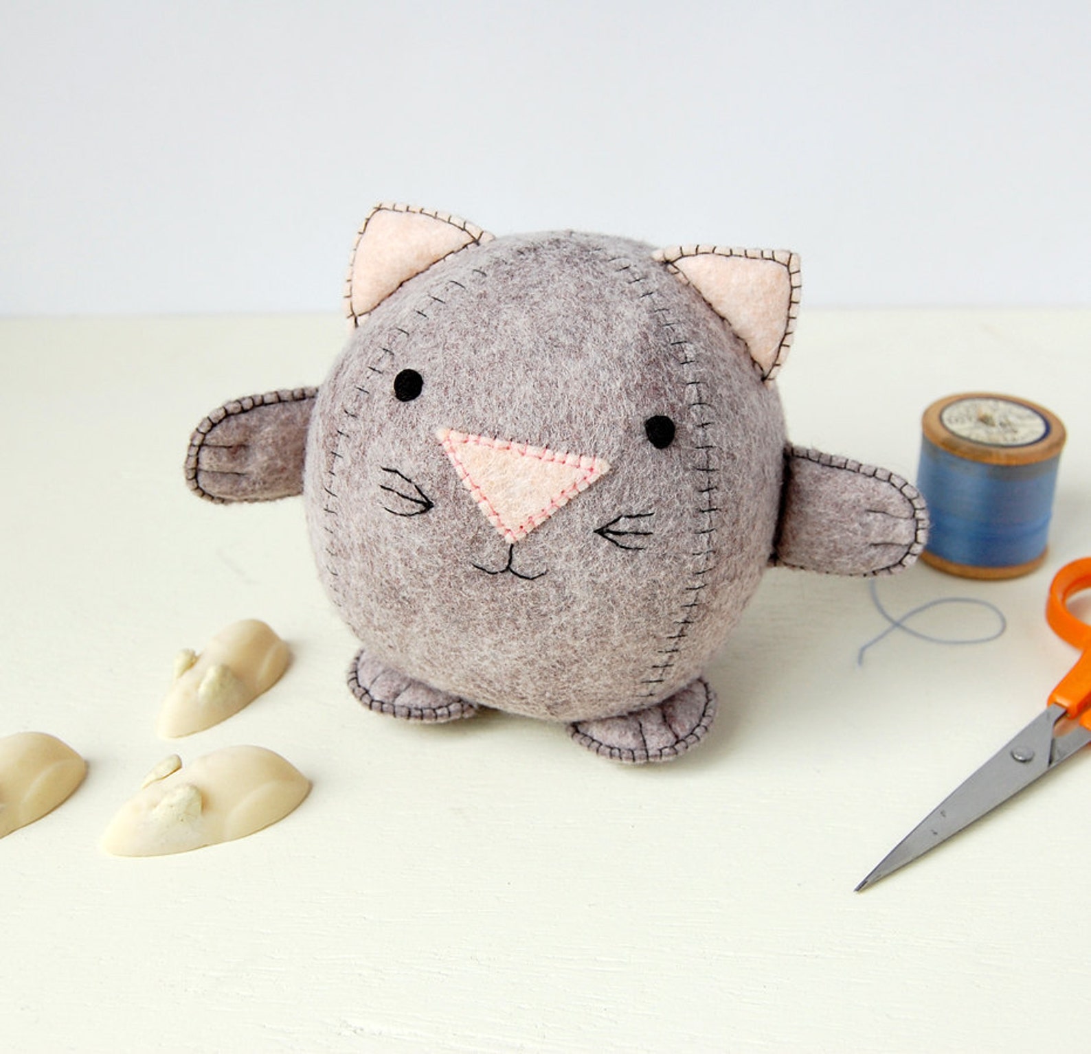 Make Your Own Kitten Craft Kit Sewing Kit for Children and - Etsy