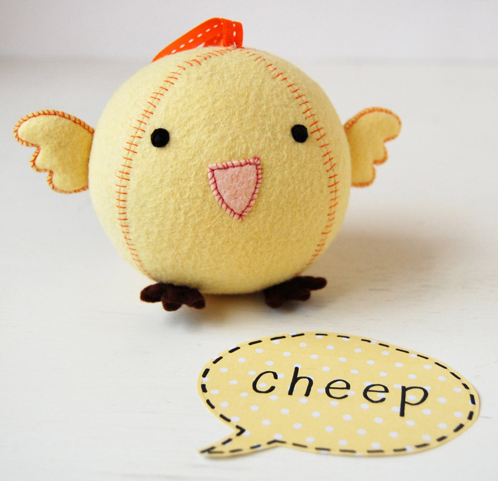 Make Your Own Chick Felt Craft Kit Children's Sewing Kit - Etsy