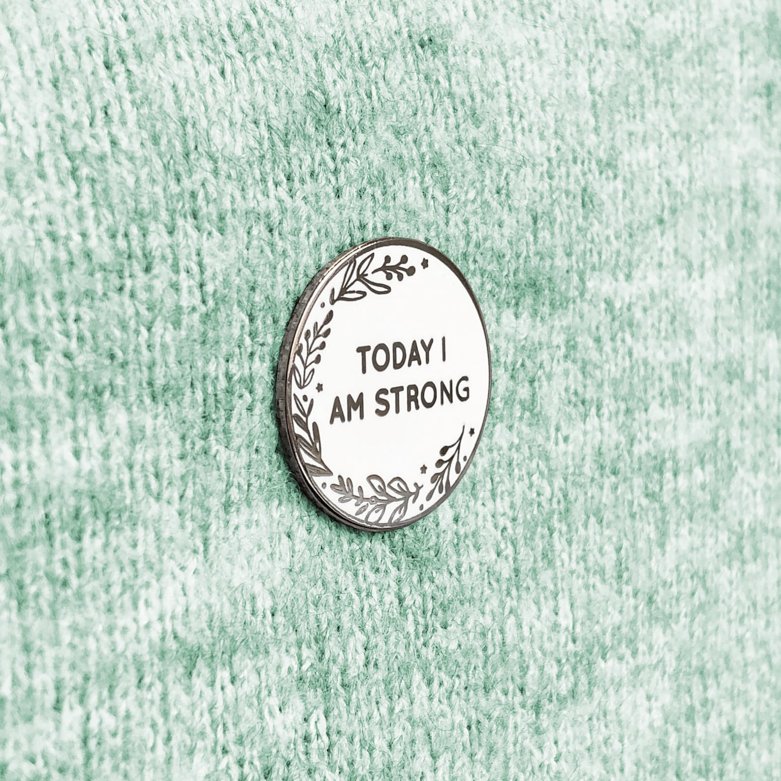 Back to School 'today I Am' Pin Badge Card, Personalised Good Luck ...