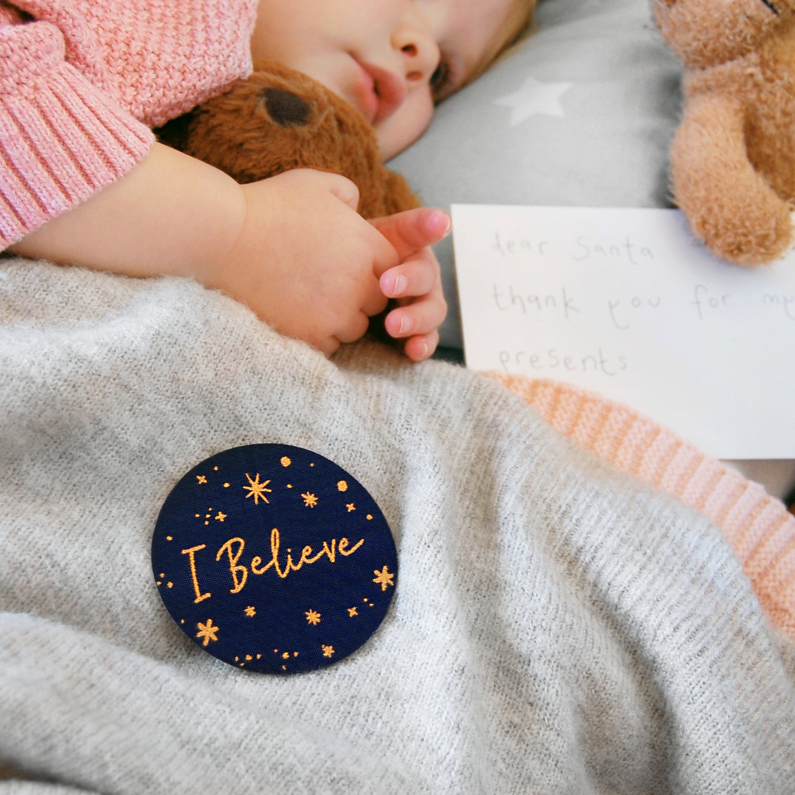 I Believe Enamel Lapel Pin and Patch Christmas Pin Set - Christmas Eve ...