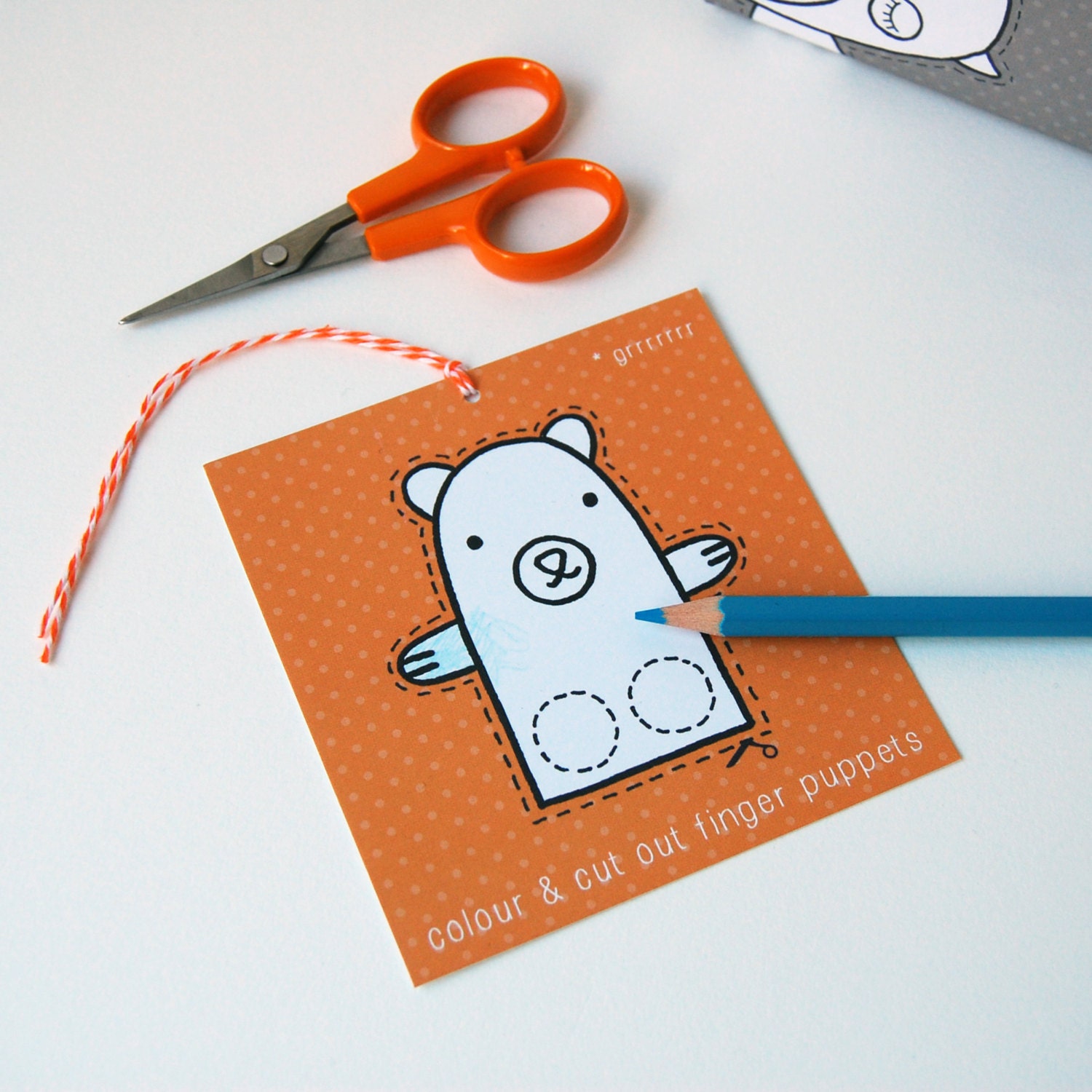 Interactive Finger Puppet Wrapping Paper Set - Etsy