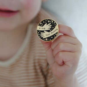 A Hug From Mummy Enamel Pin Badge for Children - Etsy
