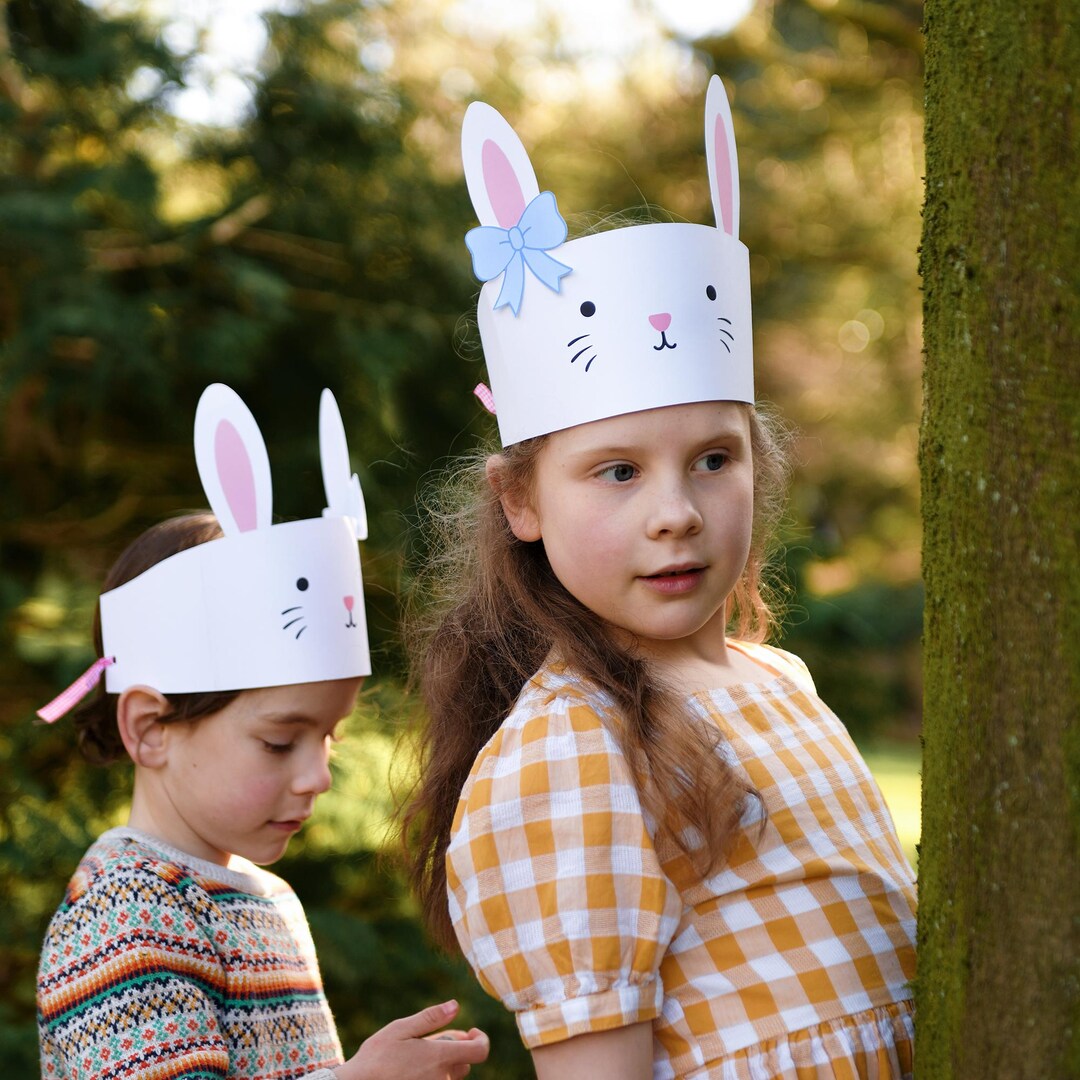 Personalised Easter Bunny Dress-up Crown, DIY Easter Bunny Ears ...