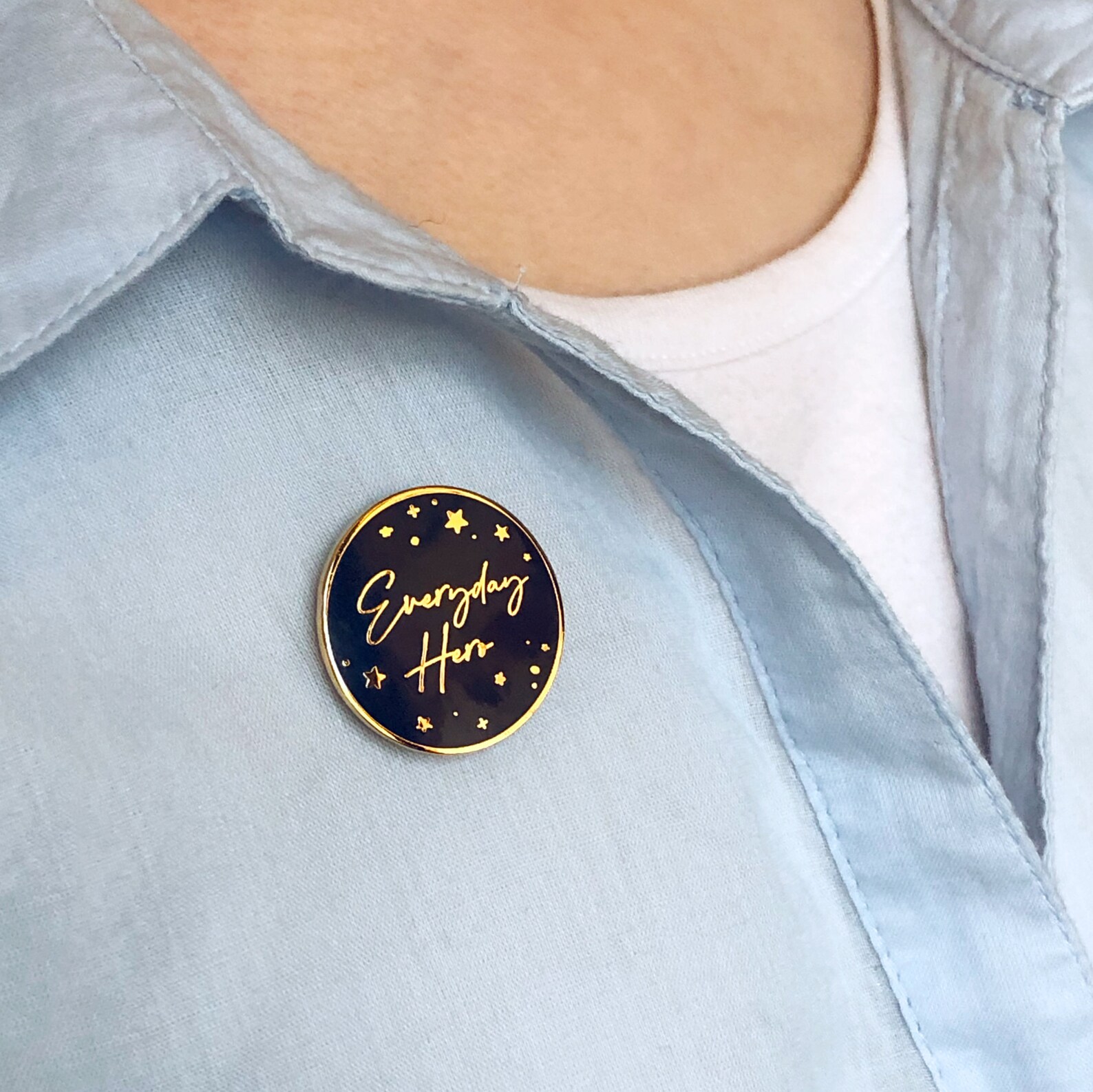 Everyday Hero Enamel Lapel Pin Badge Appreciation Gift - Etsy