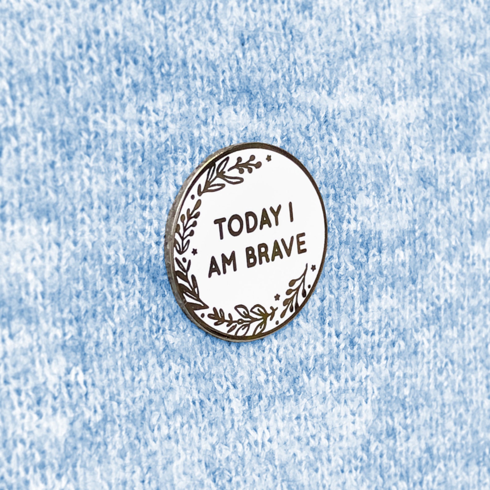 Back to School 'today I Am' Pin Badge Card, Personalised Good Luck ...