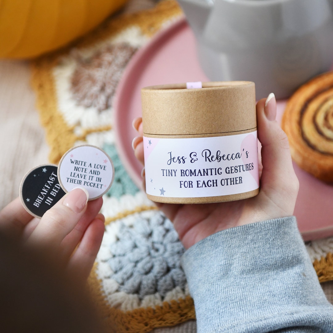 Personalised Romantic Gestures Idea Tokens Date Night Valentine's Day ...
