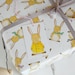 New Baby Rabbit Wrapping Paper Set Newborn Gift Wrap - Etsy