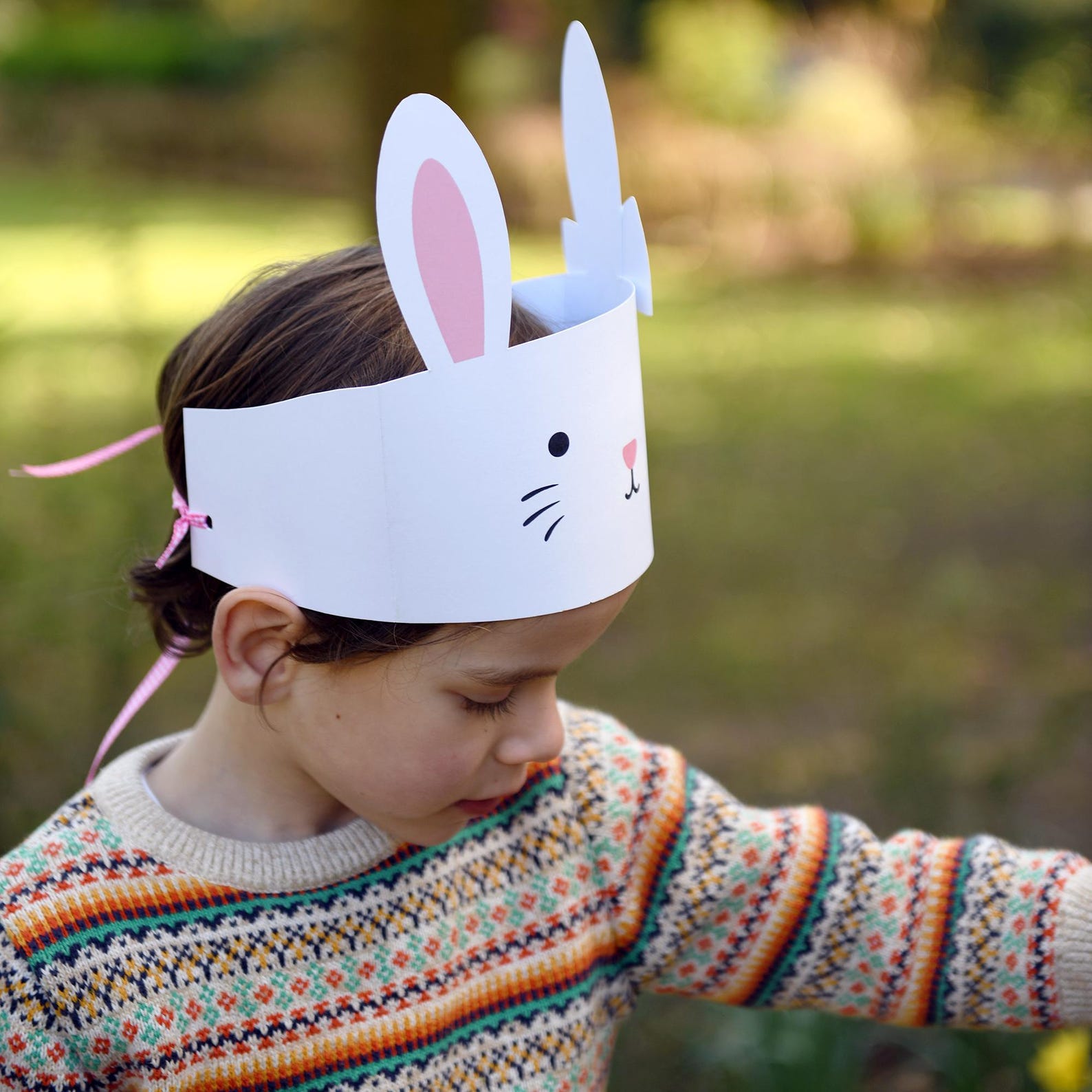 Personalised Easter Bunny Dress-up Crown, DIY Easter Bunny Ears ...